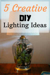 5 Creative DIY Lighting Ideas for the Home - Shaggy Muffins